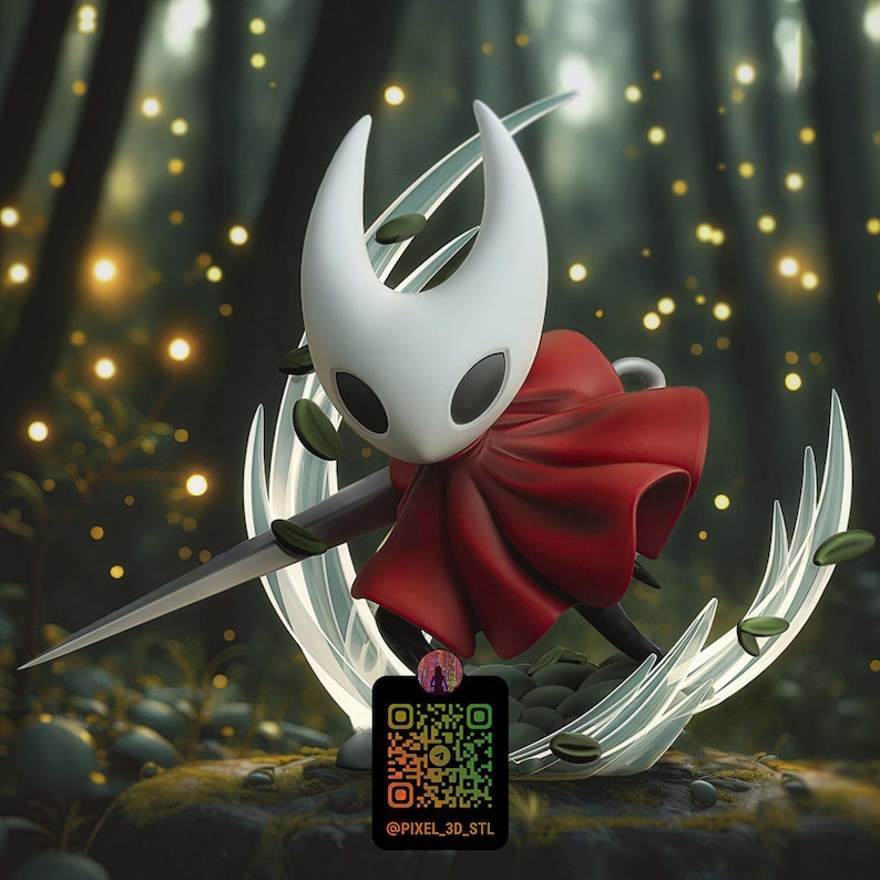 Hornet Hollow Knight- 3D Printed Figure – 3D Printed Full Body Statue ...