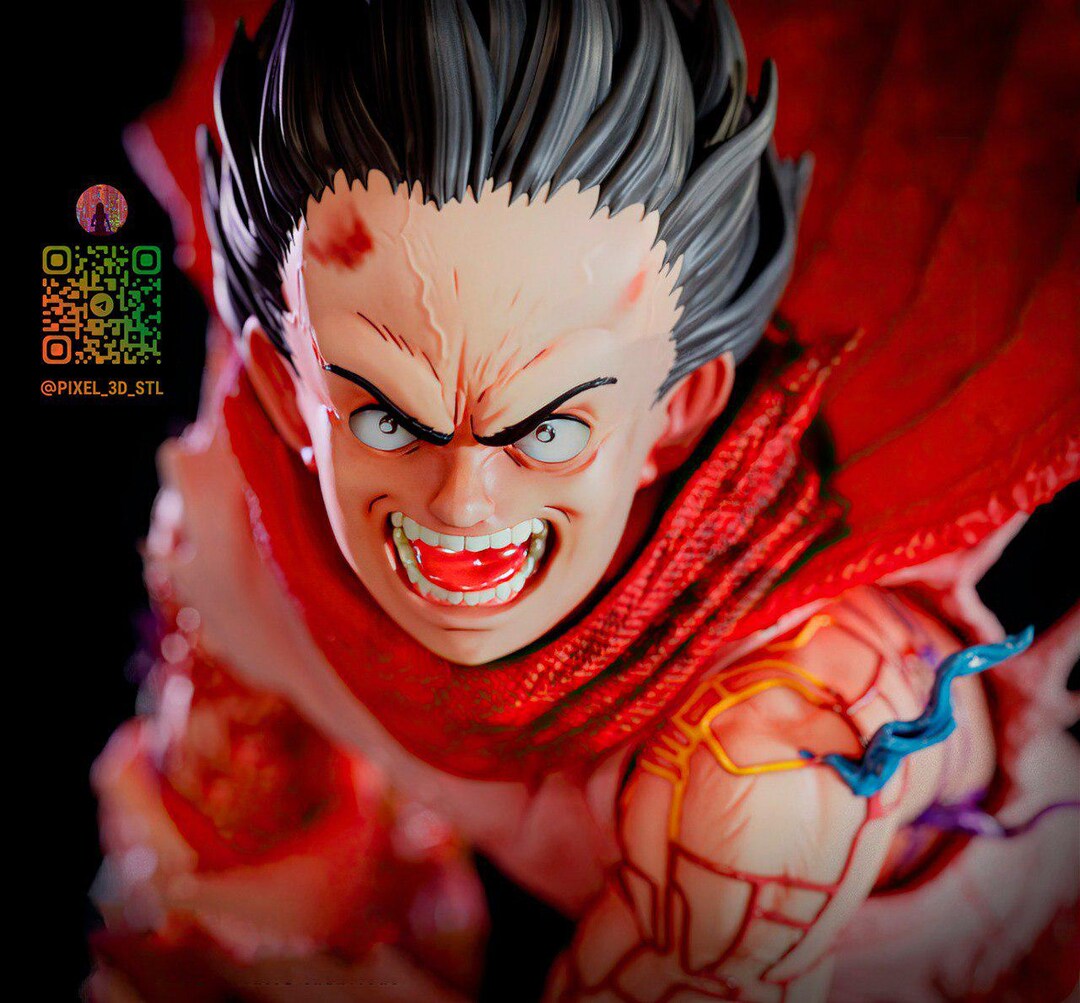 Tetsuo Shima Akira- 3D Printed Figure – 3D Printed Statue | Miniature ...