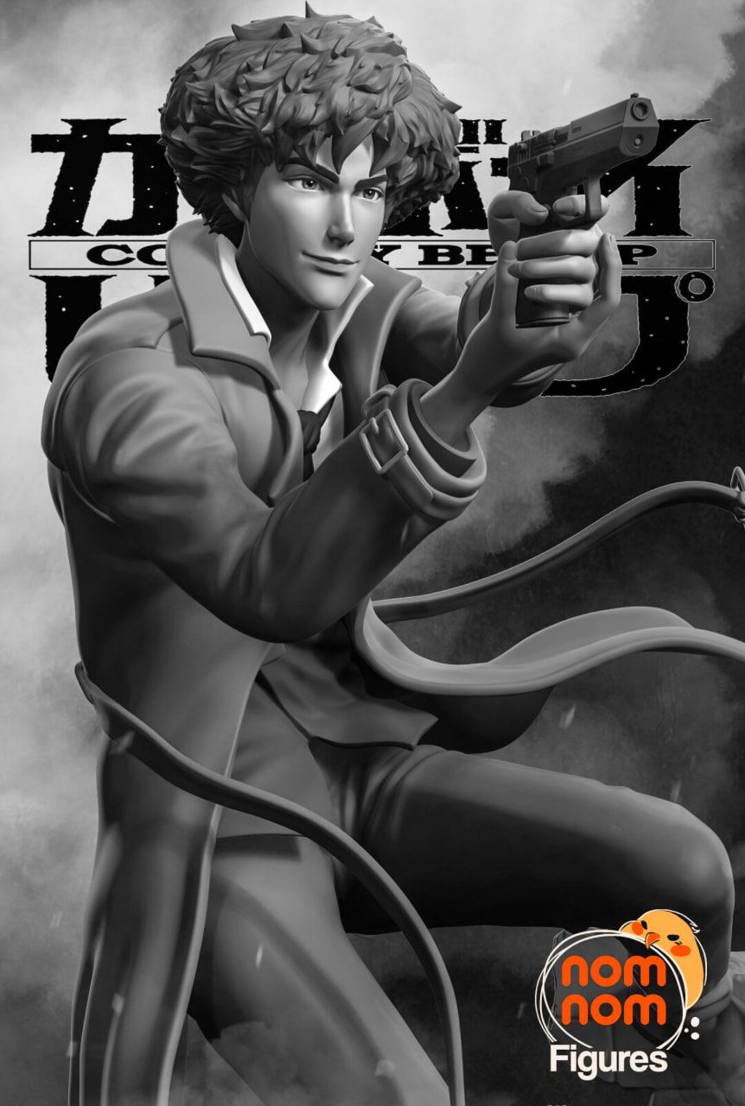 Spike Spiegel, Cowboy Bebop - 3D Printed Figure – 3D Printed Full Body ...