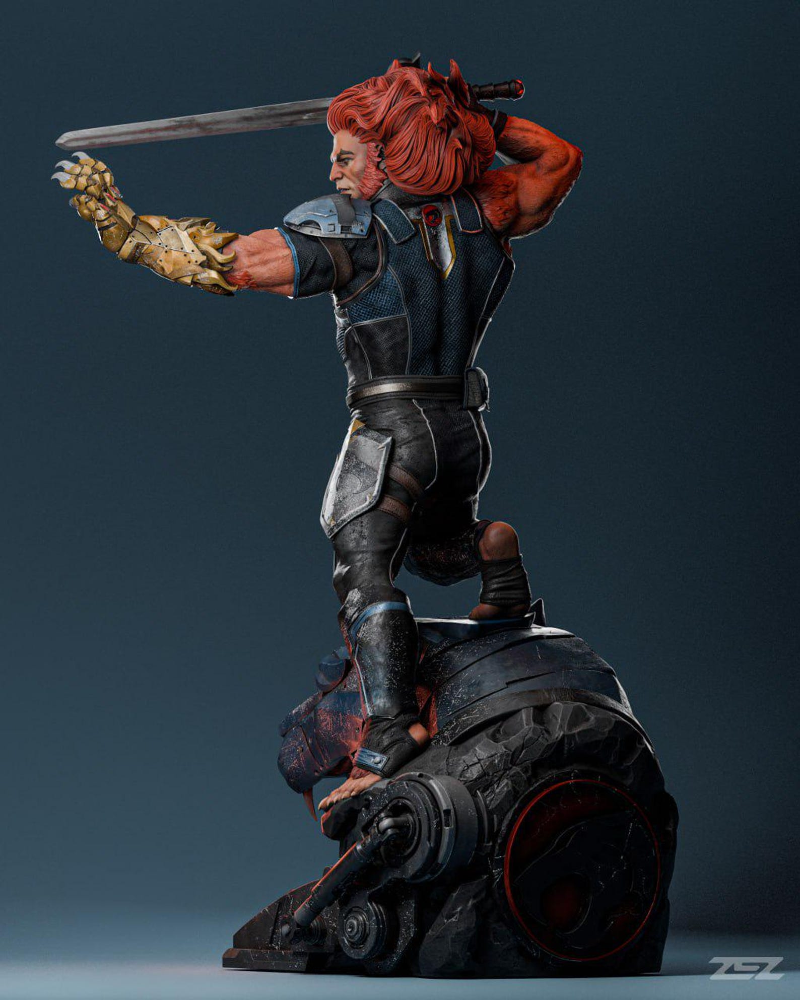 Lion - the Thundercats - 3D Printed Figure – 3D Printed Statue ...