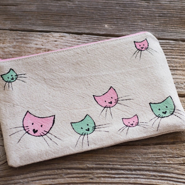 Cat Pouch - Etsy