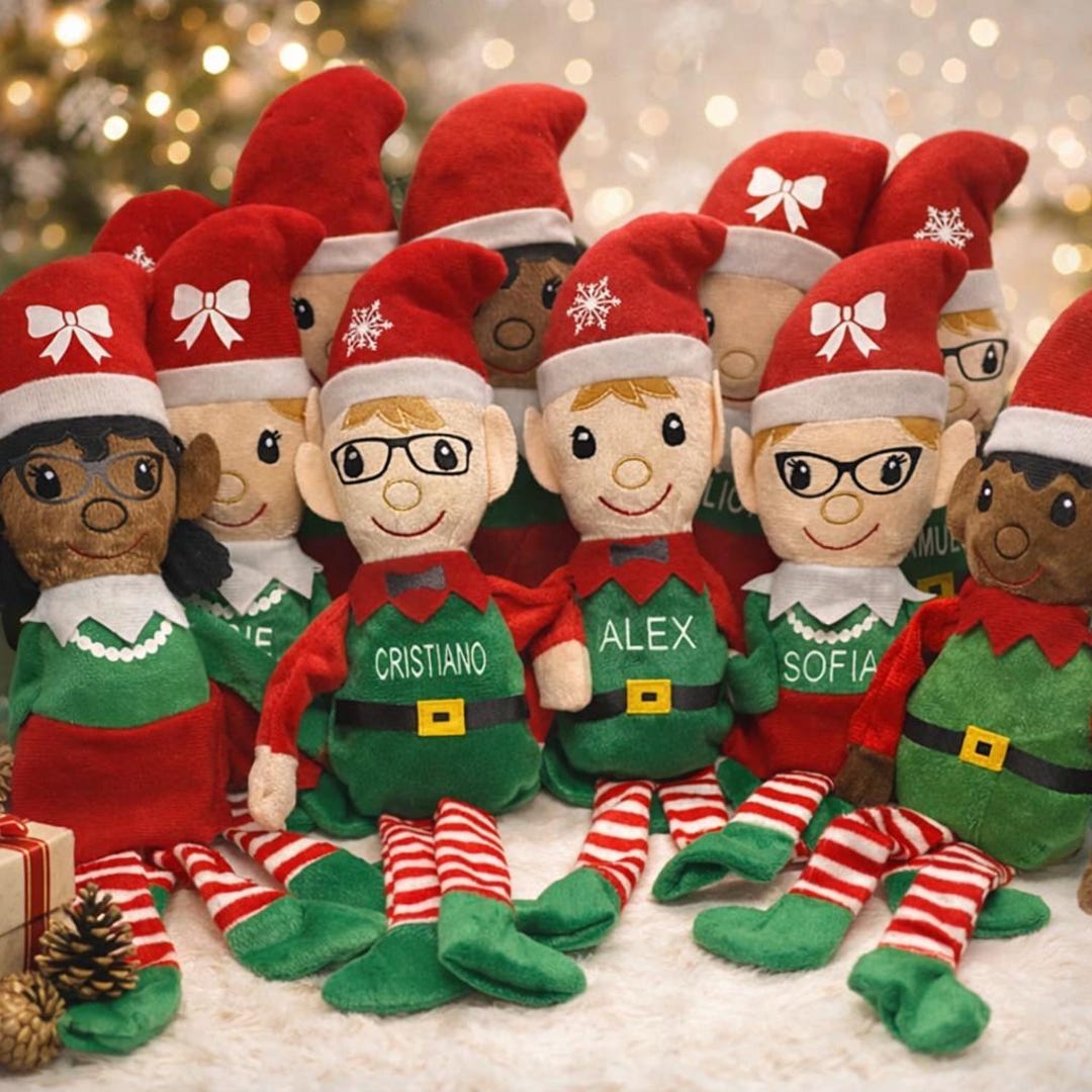 Personalized Plush Christmas Elf: Custom Holiday Keepsake - Etsy