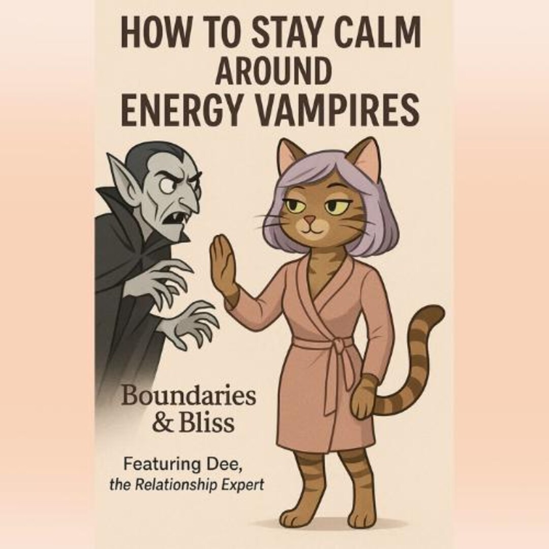 How to Stay Calm Around Energy Vampires/ Duh Sheet/ 1 Page Pdf/instant ...