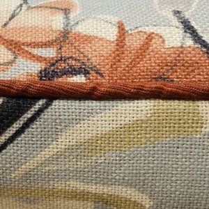 Floral Pillow Cover in Spa Blue Botanical Kira Mist Fabric - Etsy