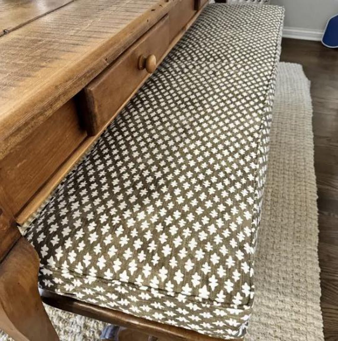 Bench Cushions in a Wide Variety of Fabrics and Sizes - Etsy