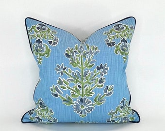 Lacefield Clara Cornflower Decorative Pillow Cover Etsy UK