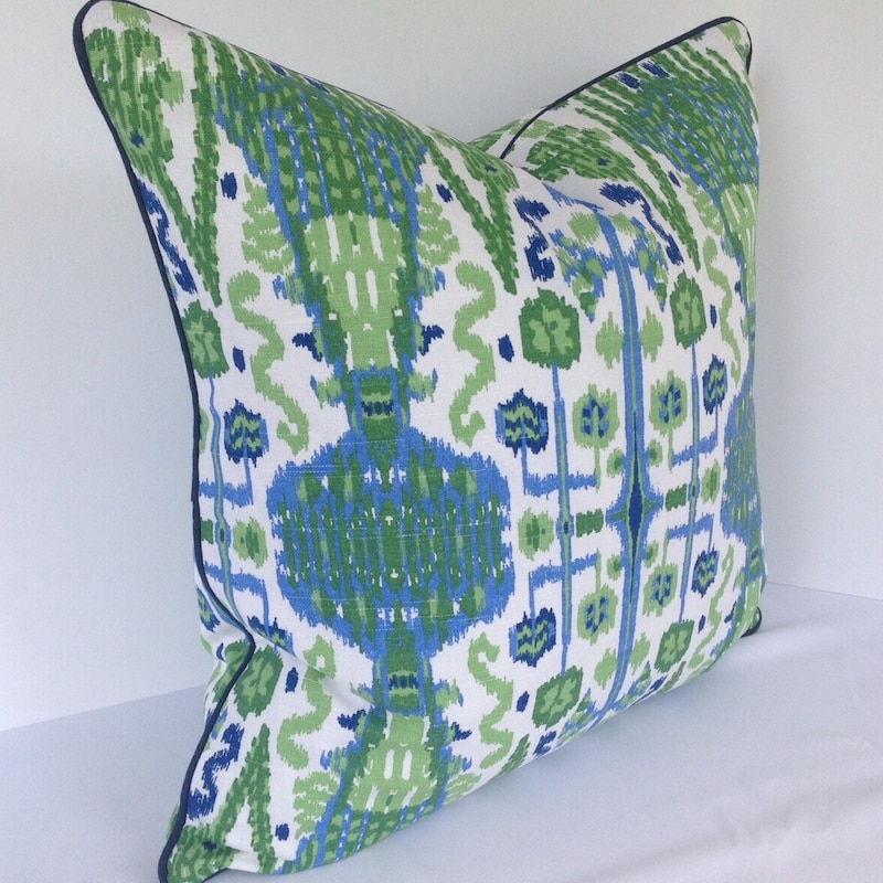 Ikat Pillow - Etsy