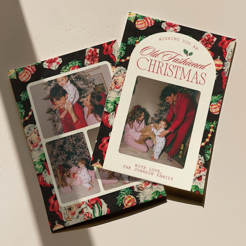 Old Photo Christmas Cards - Etsy
