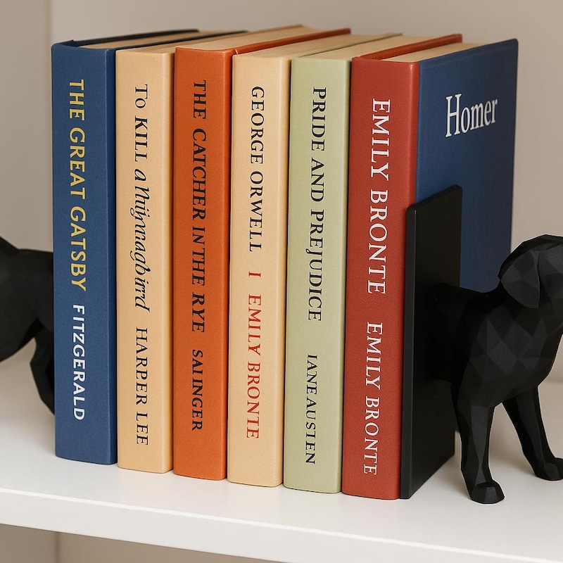 Dog Bookends - Etsy