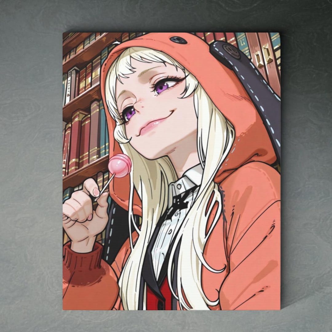 Runa Yomozuki - Kakegurui Anime Wall Art Print - Kakegurui Anime Fan ...