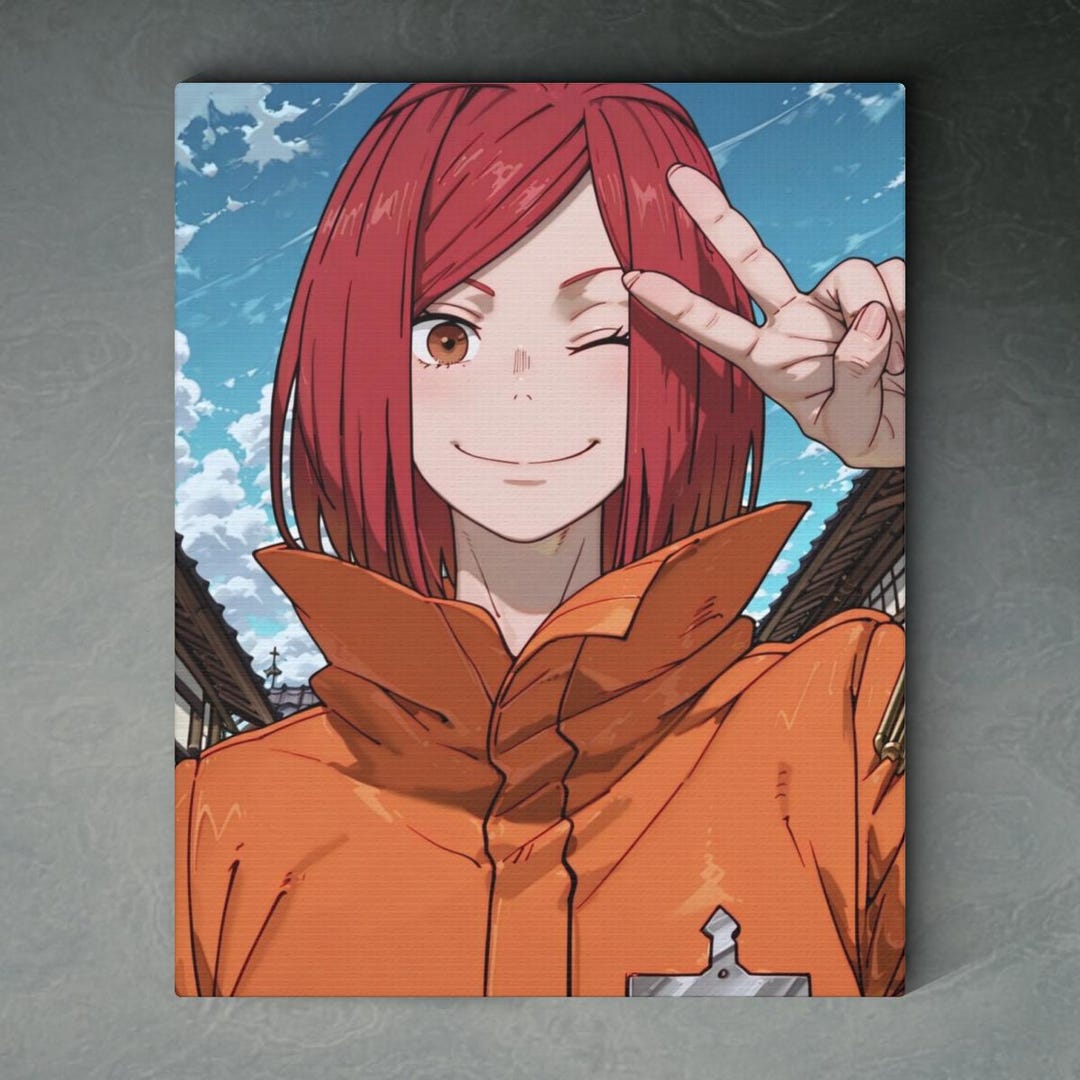 Lisa Isaribi - Fire Force Anime Matte Canvas Print - Etsy