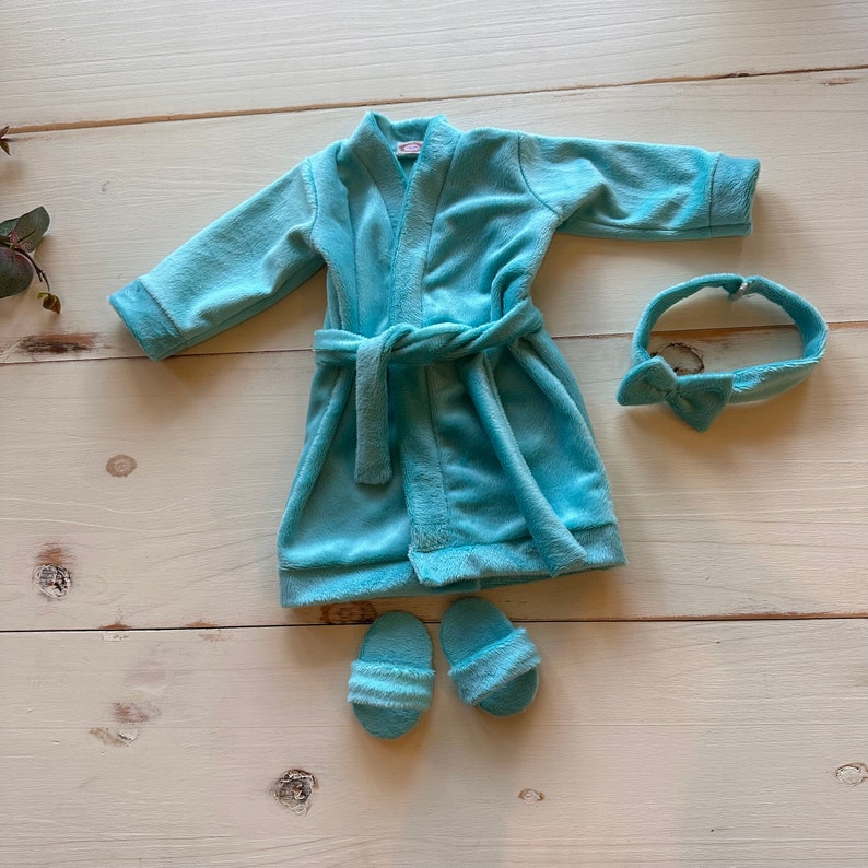 Newborn Photography Prop Robe With Matching Headband and Slippers - Etsy