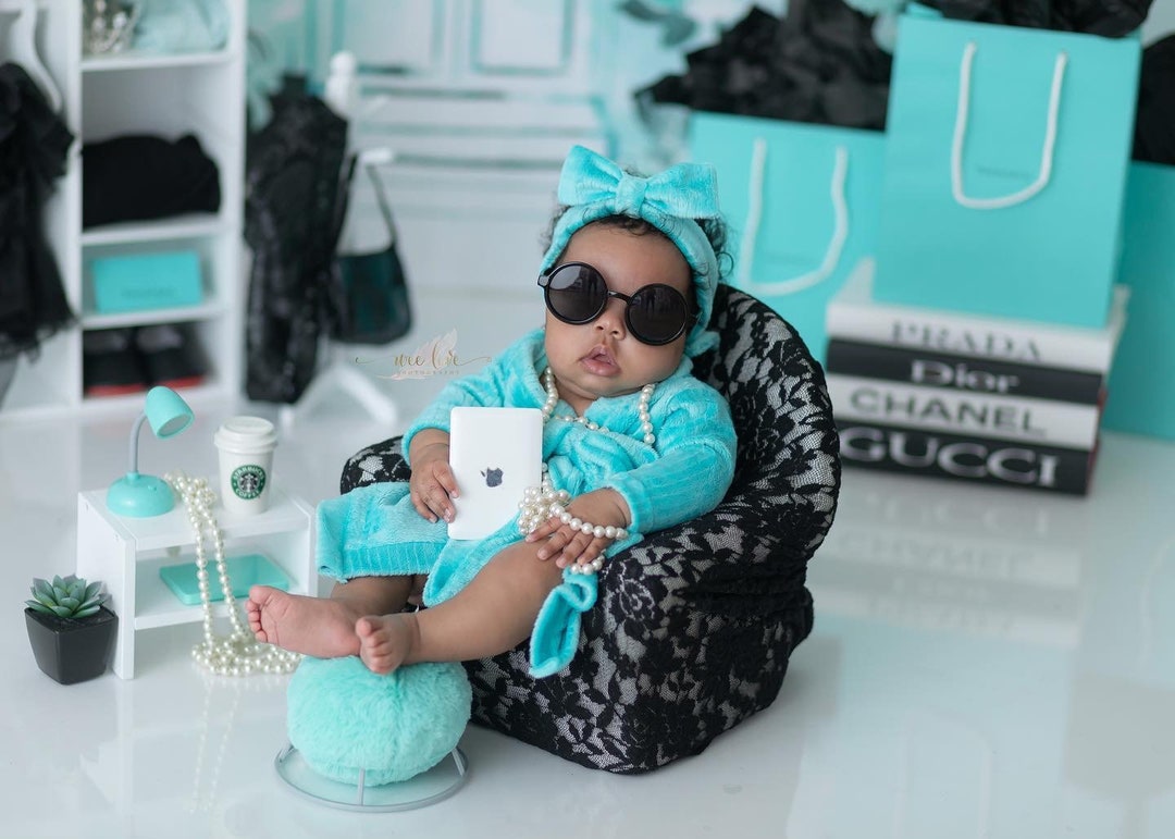 Newborn Photography Prop Robe With Matching Headband and Slippers - Etsy