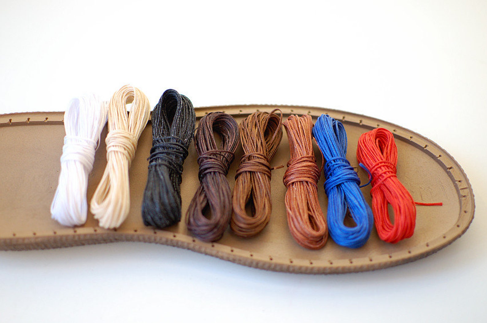 Waxed Thread for Shoemaking 10m - Waxed Thread for Hand Sewing Braided ...