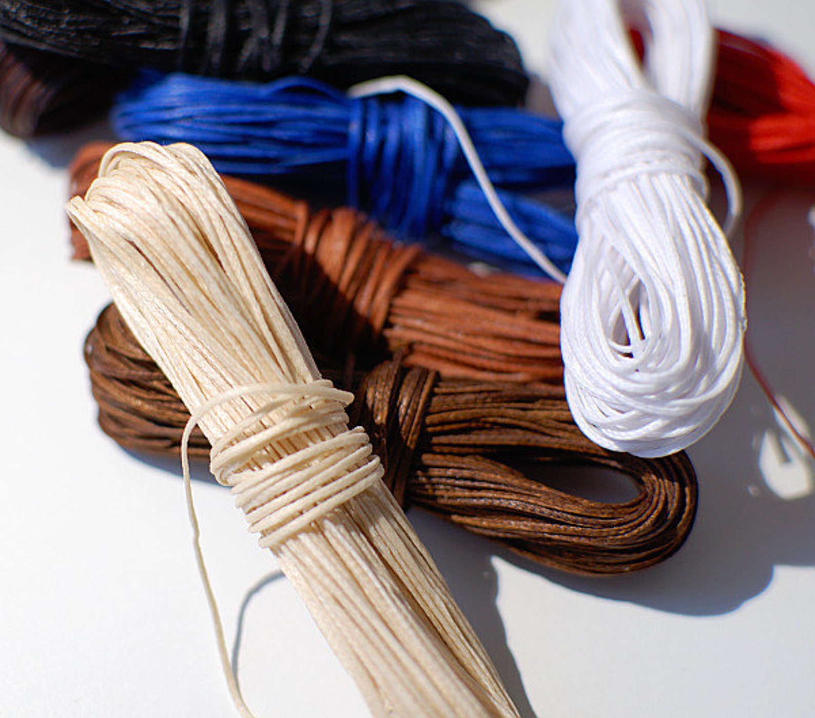 Waxed Thread for Shoemaking 10m - Waxed Thread for Hand Sewing Braided ...