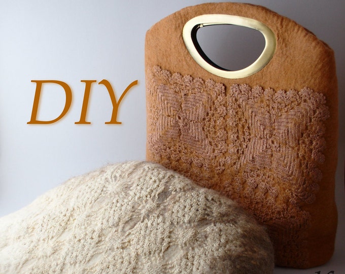 Tutorial Felt Wool Clogs Pattern - Instant Download - Pdf and Video ...