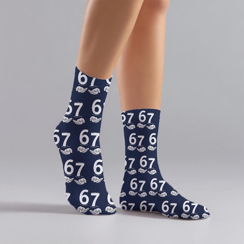 67 Face Socks - Etsy
