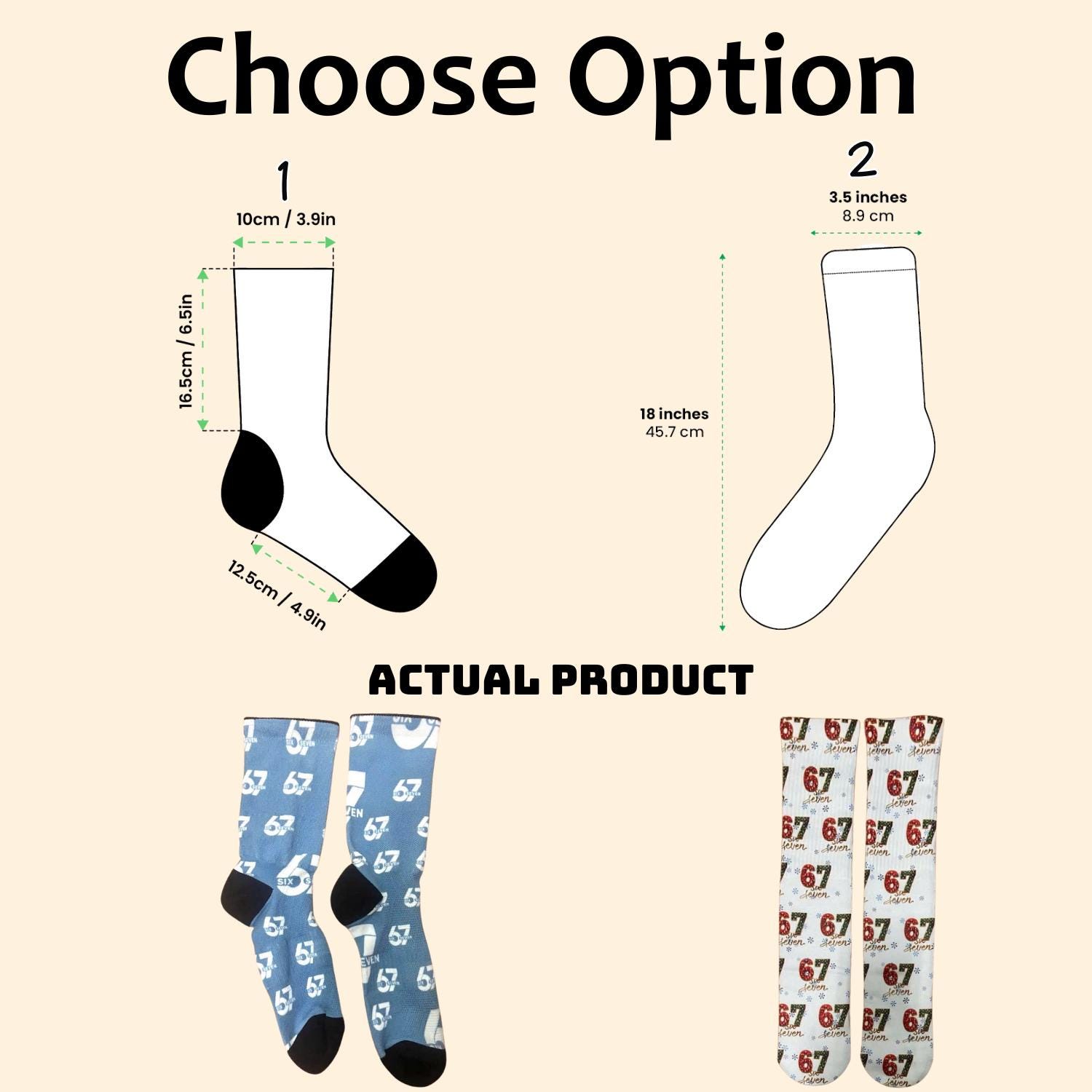67 Socks, Funny 67 Gift, Six Seven Meme Funny Socks, 67 Christmas Gift ...