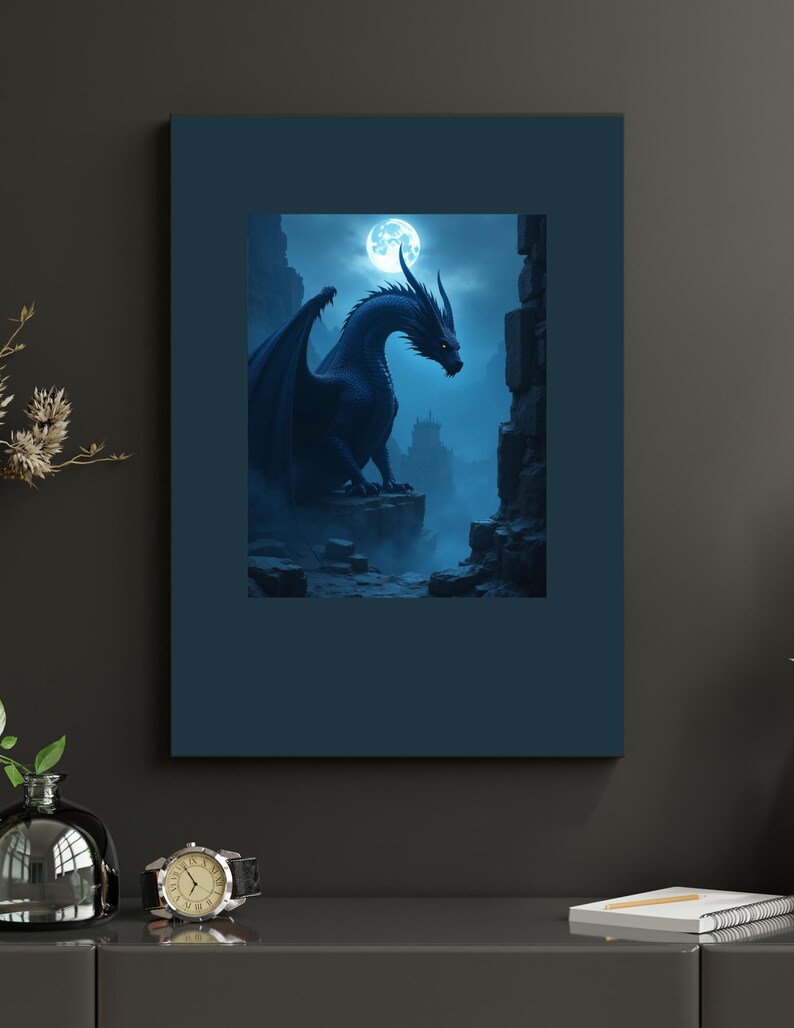 The Mythic Dragons – A Fantasy Dragon Art Collection (5 Printable ...