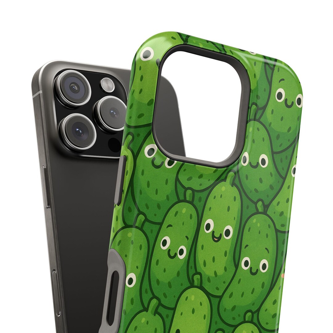 Pickle Pattern Impact-resistant Phone Case: Magnetic Magsafe Compatible ...