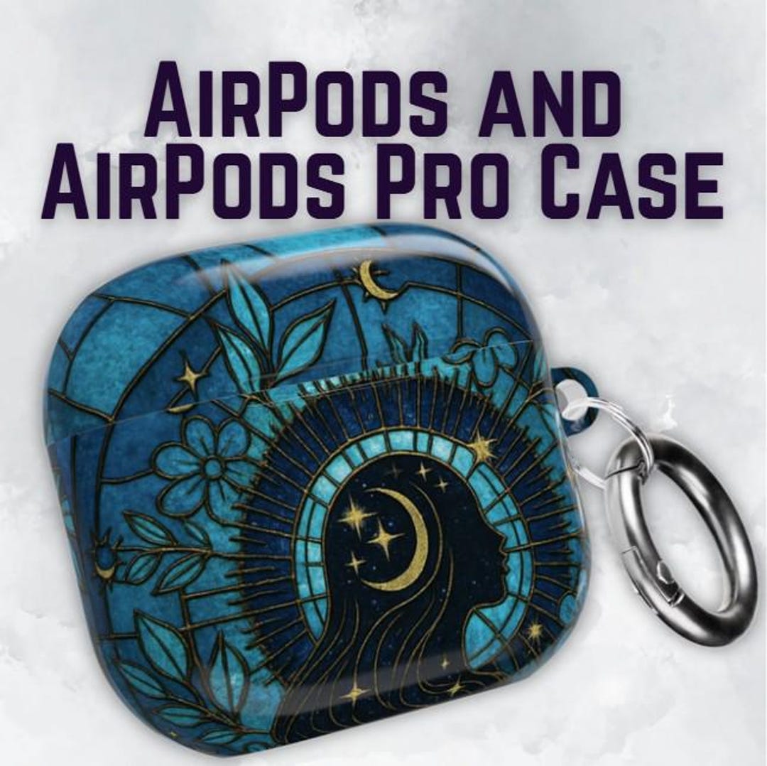 Celestial AirPod Case: Moon Phase Starry Sky Tech Accessory - Etsy