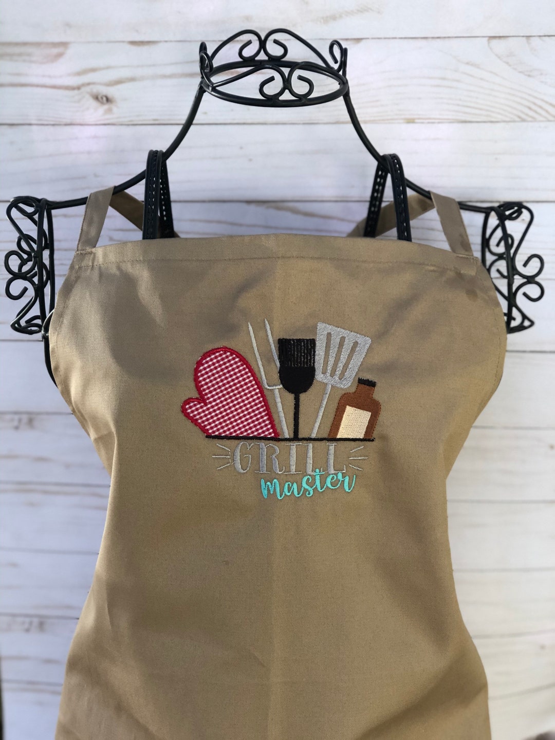 Personalized Embroidered Apron - Etsy