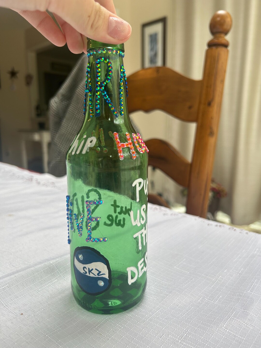 Stray Kids Karma Painted Soju Bottle - Etsy