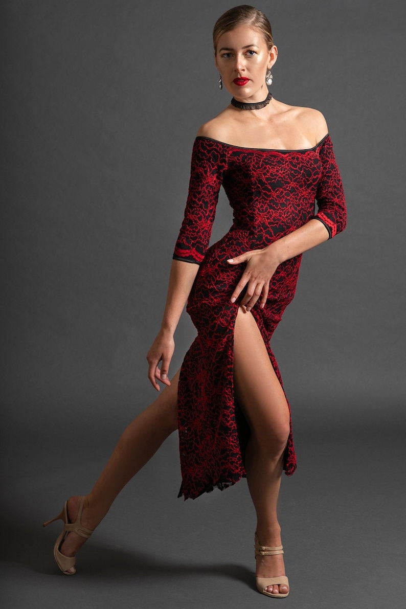 Argentine Tango Performance Dress. Stage Ballroom Latin | Etsy