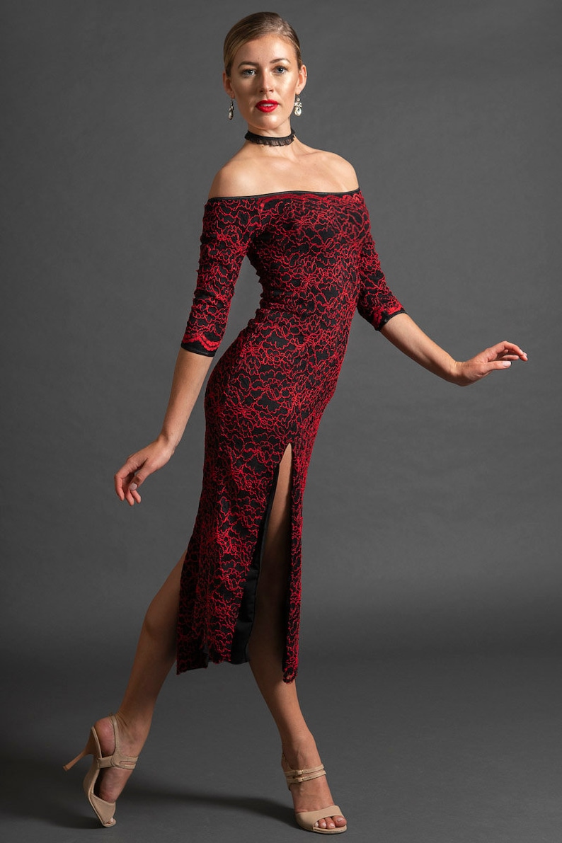 Argentine Tango Performance Dress. Stage Ballroom Latin | Etsy