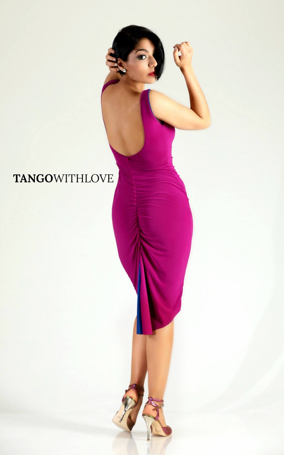 Reversible Argentine Tango Dress. Milonga Low Back Dress. - Etsy