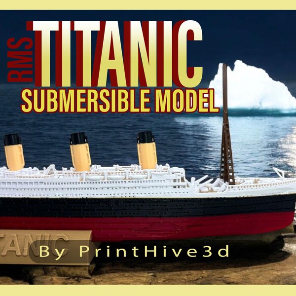 Titanic Submersible Model - Etsy