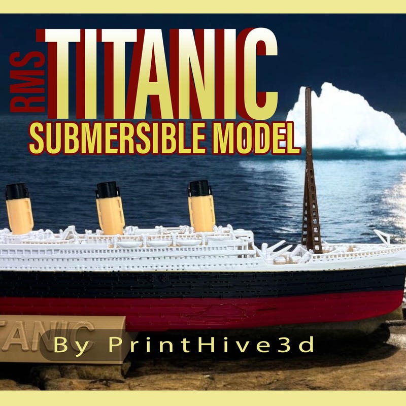 Titanic Submersible Model - Etsy