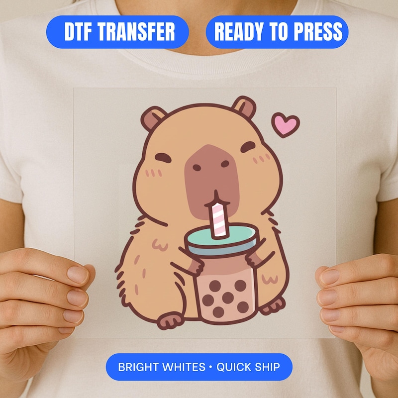 Capybara Boba - Etsy