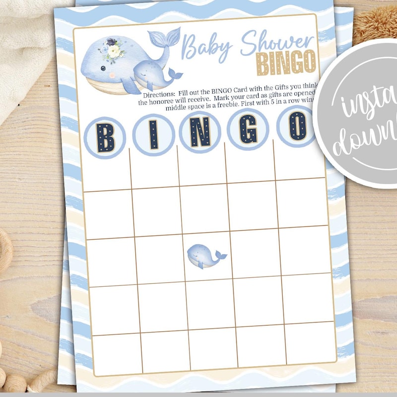 Whale Baby Shower - Etsy