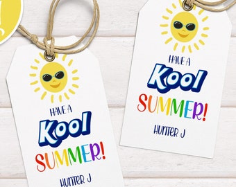 Have a KOOL Summer Card, Note, End of the School, Year, Printable ...