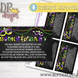 Mardi Gras Books for Baby, Mardi Gras Book Insert, Mardi Gras Baby ...