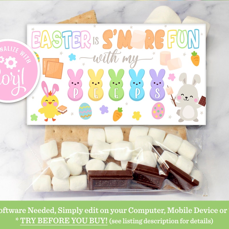 Smores Treat Bag - Etsy