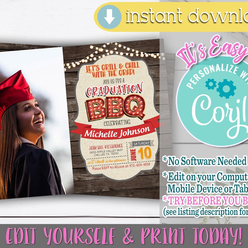 Bbq Invitations - Etsy