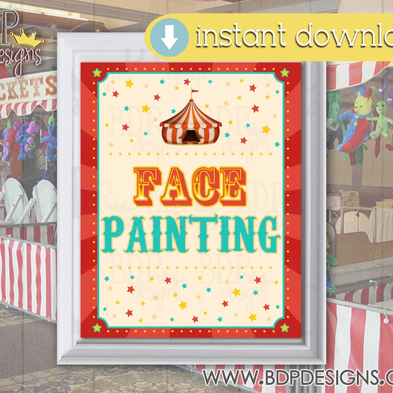 Face Painting Signs - Etsy