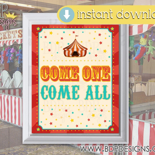 Come One Come All - Etsy