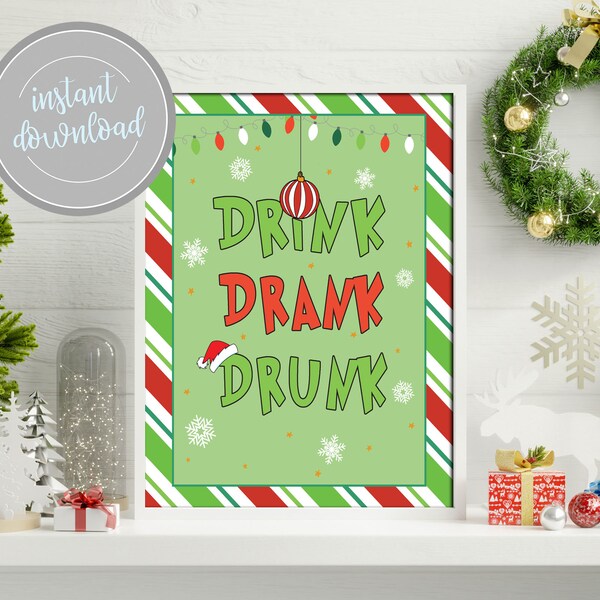 Drink Drank Drunk - Etsy