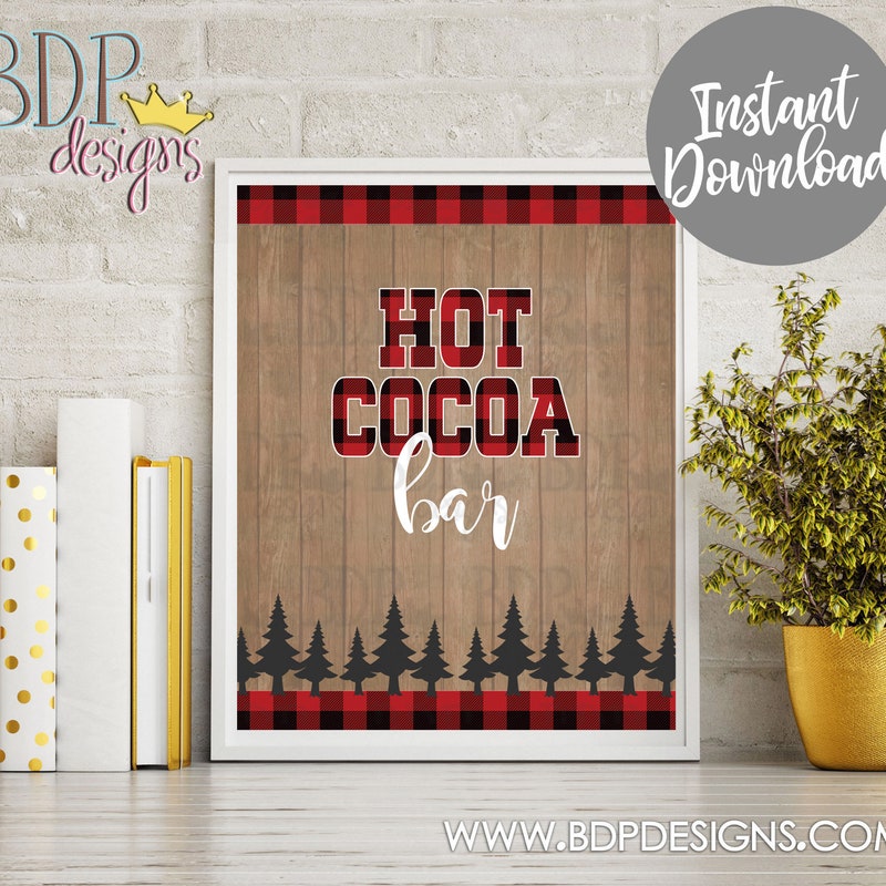 Hot Cocoa Bar Sign - Etsy