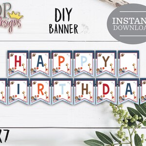 Future All Star Banner, Sports Banner, Sports Birthday Banner, Happy ...
