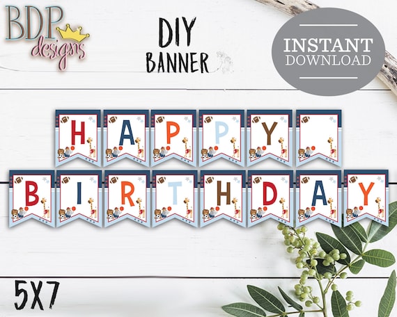Future All Star Banner Sports Banner Sports Birthday Banner - Etsy