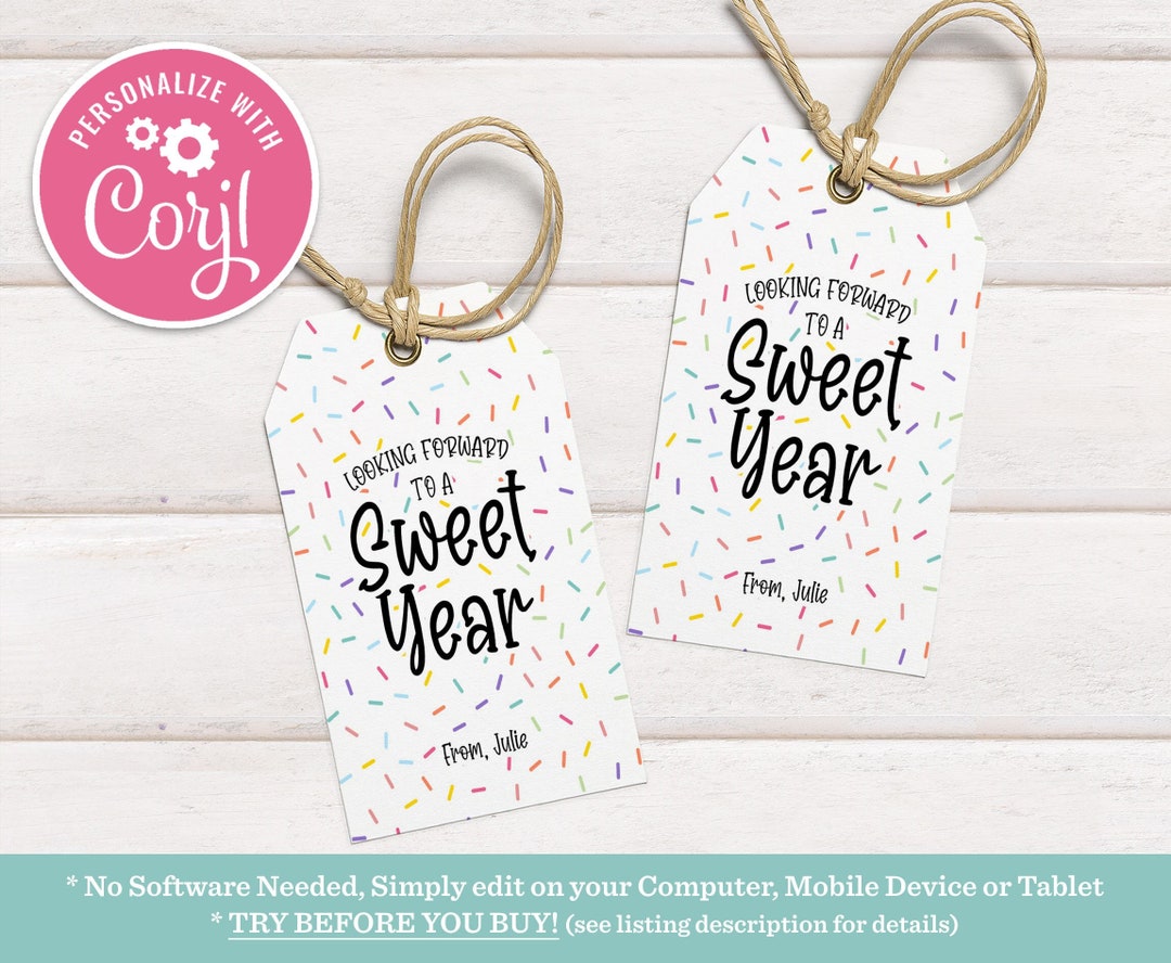 Editable Teacher Sweet Year Happy First Day of School Back to School ...