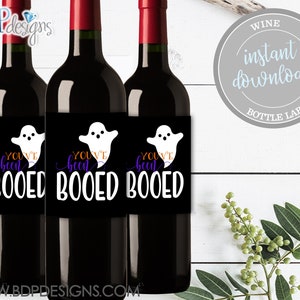 You've Been Booed Wine Label You've Been Booed - Etsy
