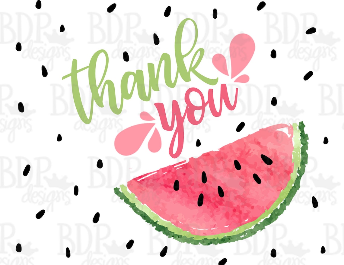 Watermelon Thank You Cards Watermelon Thank You One in a - Etsy.de