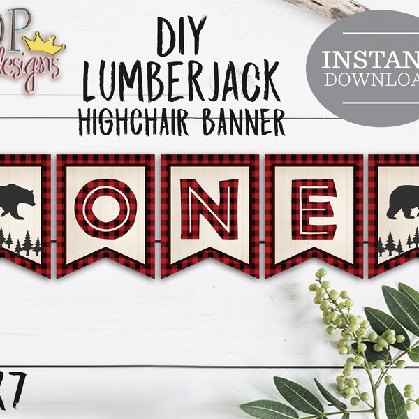 Lumberjack Banner - Etsy