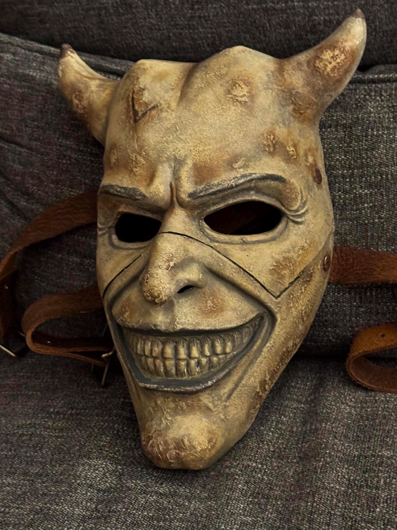 The Black Phone Grabber Smile Mask - Etsy