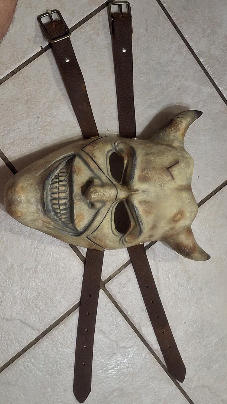 The Black Phone Grabber Smile Mask - Etsy